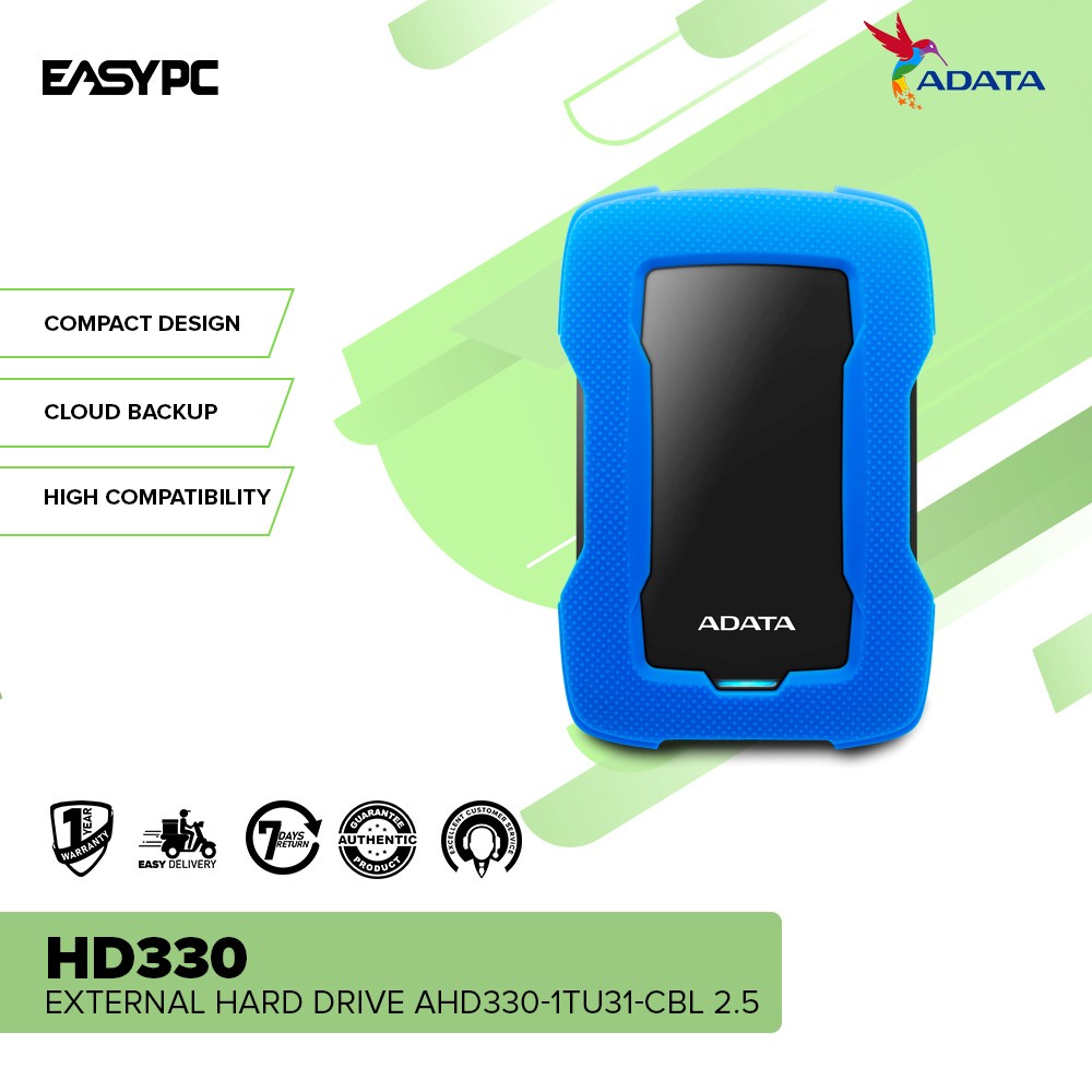 EasyPC | Adata HD330 AHD330-1TU31-CBL and HD330-1TU31-CBK 2.5 External ...