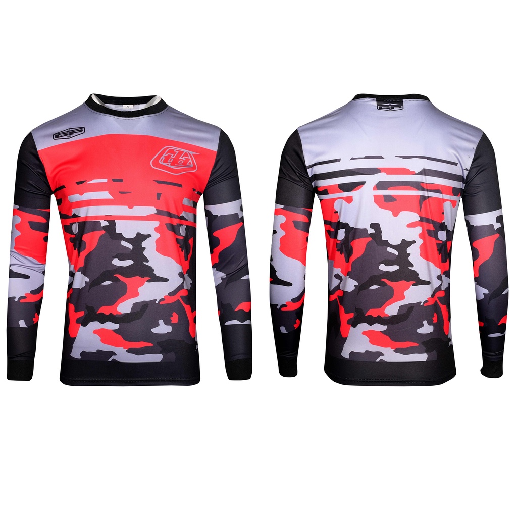 Motocross Riding Jersey Long Sleeve Dri Fit Motorcycle Shirt Motorrad ...