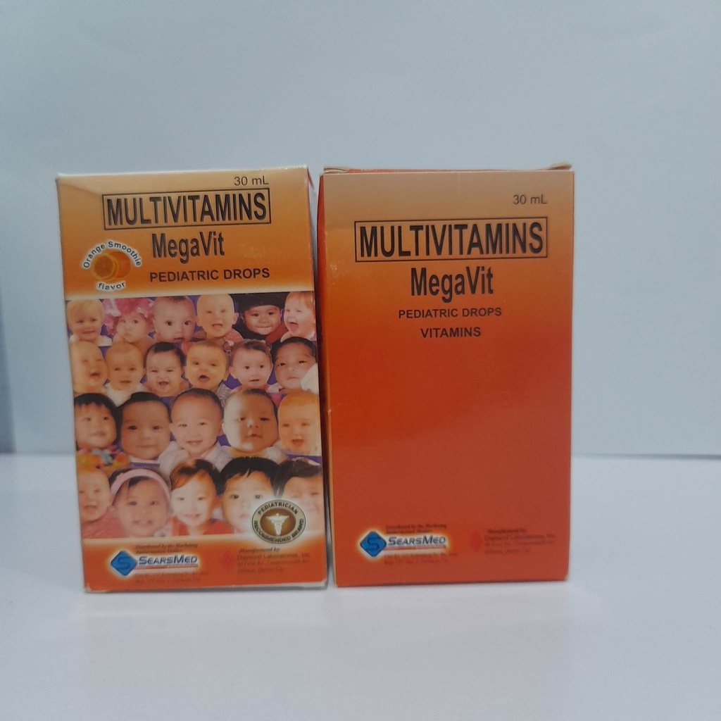 MULTIVITAMINS MEGAVIT DROPS 30ML | Shopee Philippines