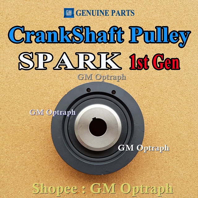 Chevrolet SPARK 1st Gen Crankshaft Pulley ( 100% ORIGINAL GM Chevrolet ...