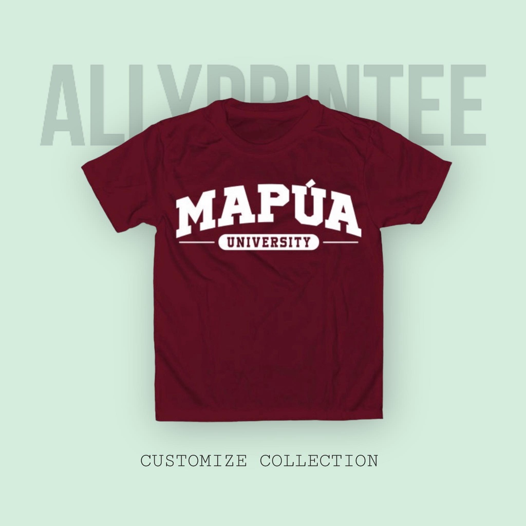 School Pride Customized T Shirt Collection (MAPUA U) | Shopee Philippines