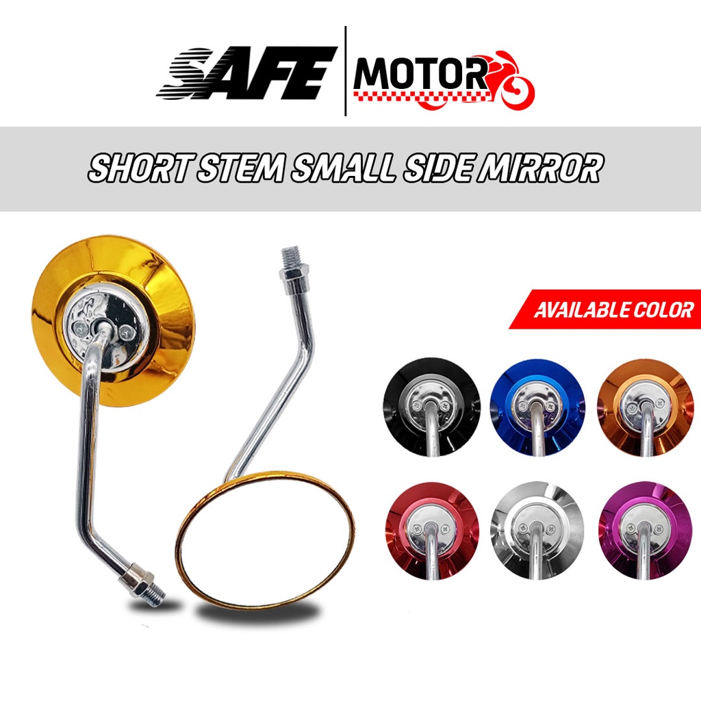 TR1 UNIVERSAL SHORT STEM SMALL SIDE MIRROR MADE IN THAILAND | Shopee ...