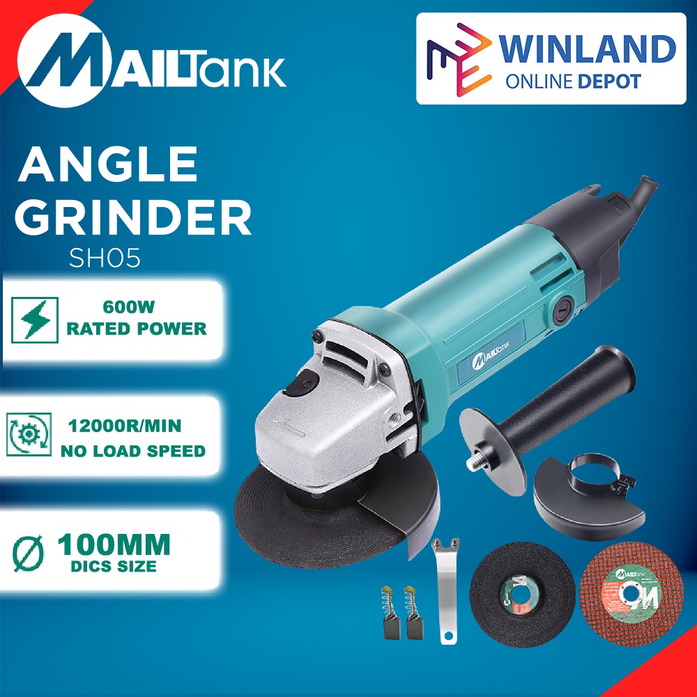 MAILTANK by Winland Electric Angle Grinder Tools 600W w/ FREE Cutting ...