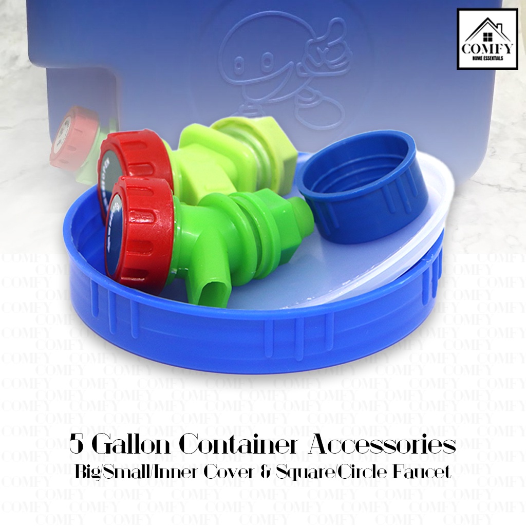PVC Plastic 5 Gallon Mineral Water Container Accessories Square/Circle ...