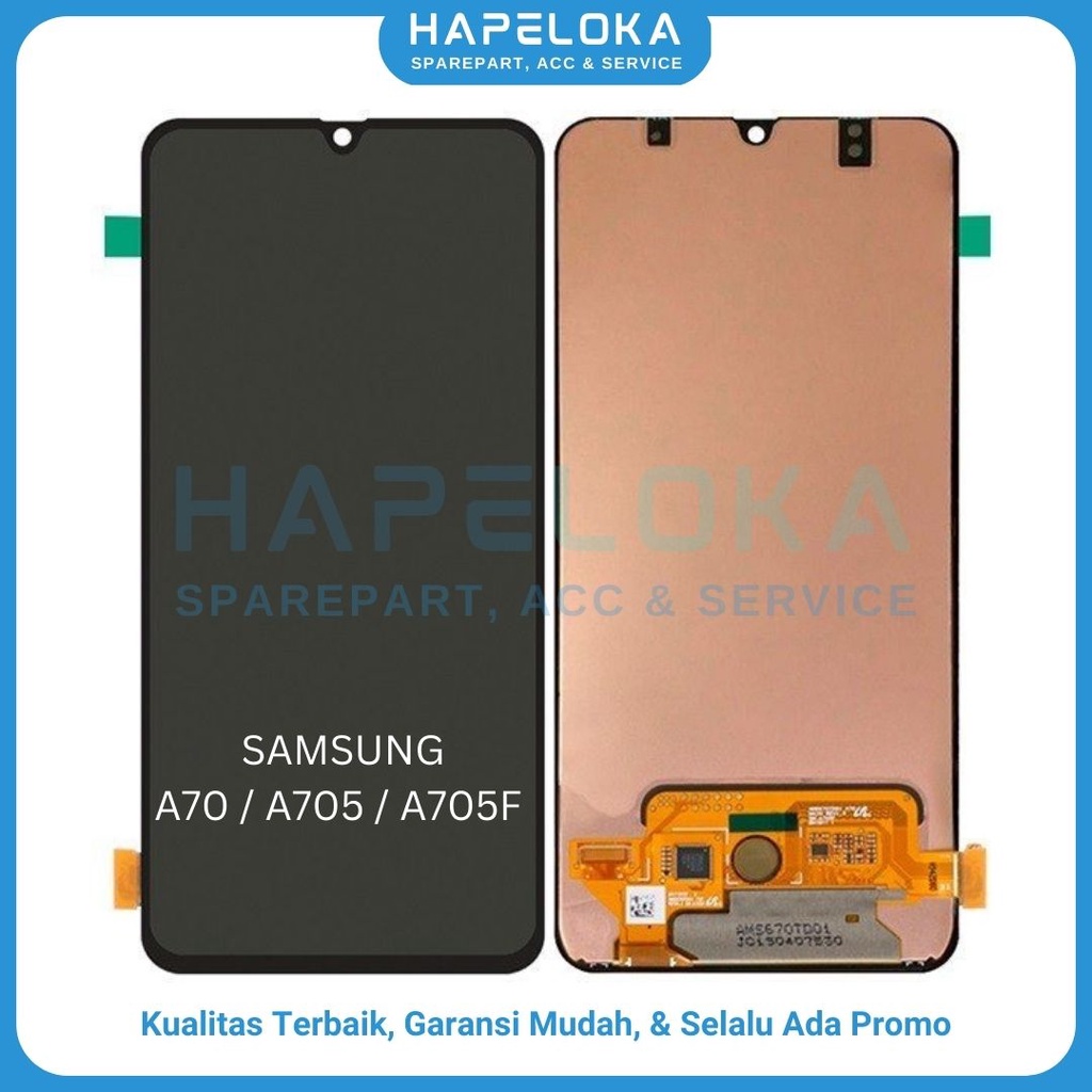 Lcd TOUCHSCREEN SAMSUNG A70 / A705 / A705F - ORI COMPLETE | Shopee ...
