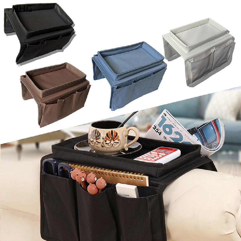 HHG Sofa Armrest Storage Pockets Holder Tray Couch Hanging Remote ...