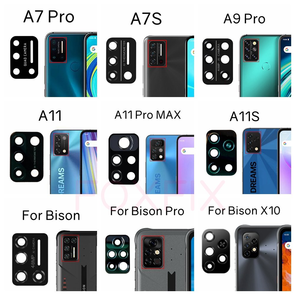 Rear Back Camera Glass Lens For UMIDIGI A7 Pro A7S A9 Pro A11 Pro MAX ...
