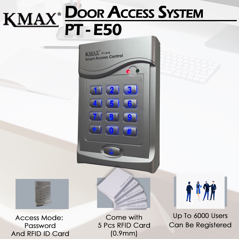 KMAX Door Access System PT-E50 KMAX PTE50 Door Access Lock | Shopee ...