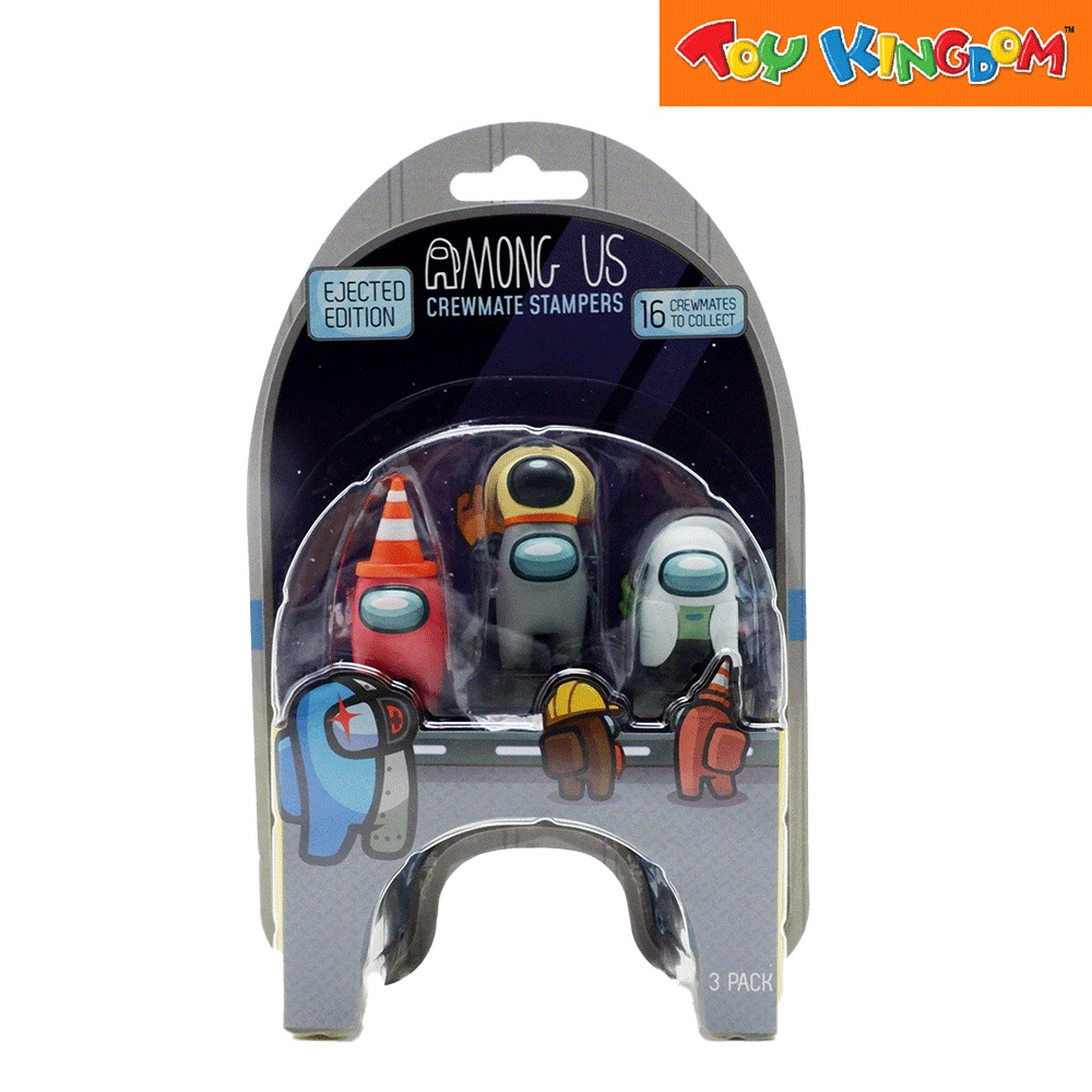 Among Us Crewmate Red, Gray and Light Gray 3 Pack Stamper Set | Shopee ...