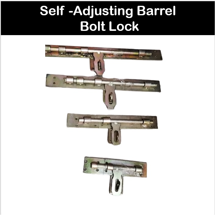 The Nut House Self -Adjusting Barrel Bolt Lock | Shopee Philippines
