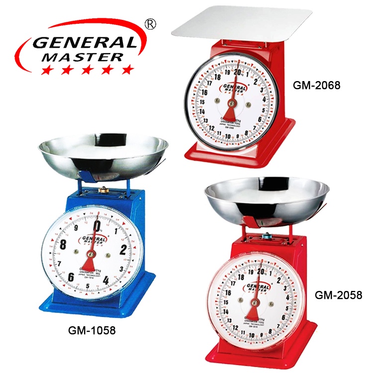 General Master Table Scale 10kg / 20kg (Round or Flat Bowl) | Shopee ...