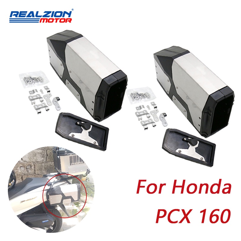 REALZION MOTOR Modified Toolbox For HONDA PCX 160 Side Rack Storage Box Common PCX160 ...