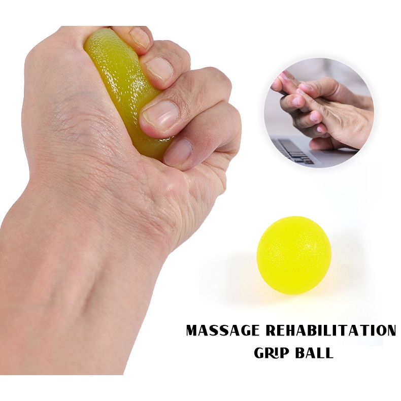 Motogym Rehabilitation Training Grip Ball Male Silicone Finger Exercise ...