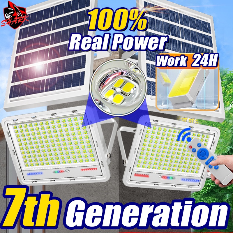 solar flood light outdoor Waterproof 1500W outdoor waterproof IP67 solar lights LED with Remote ...