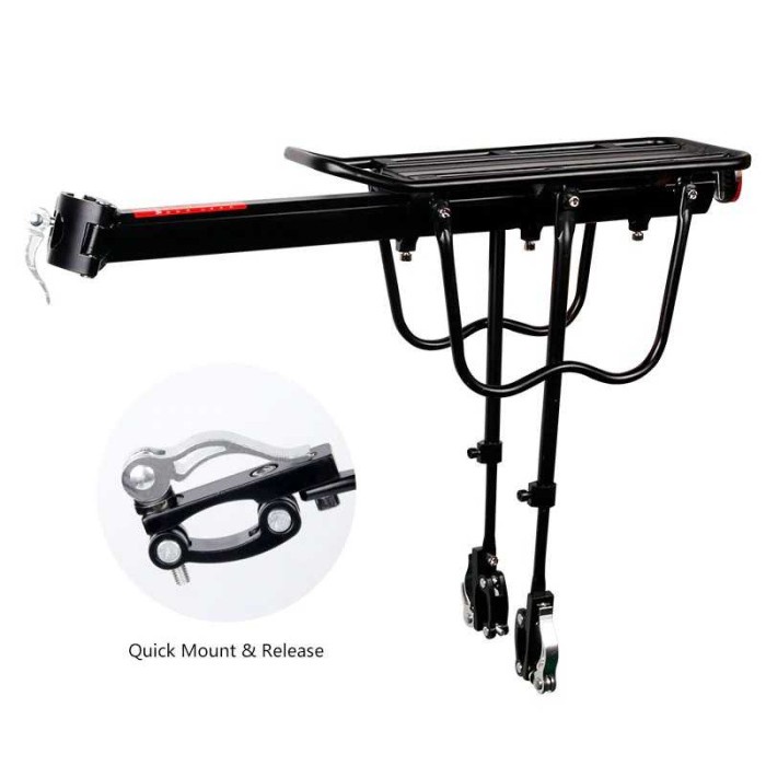 Children's Rear Pannier Rack Folding Bike MTB Roadbike Fixie QR ...