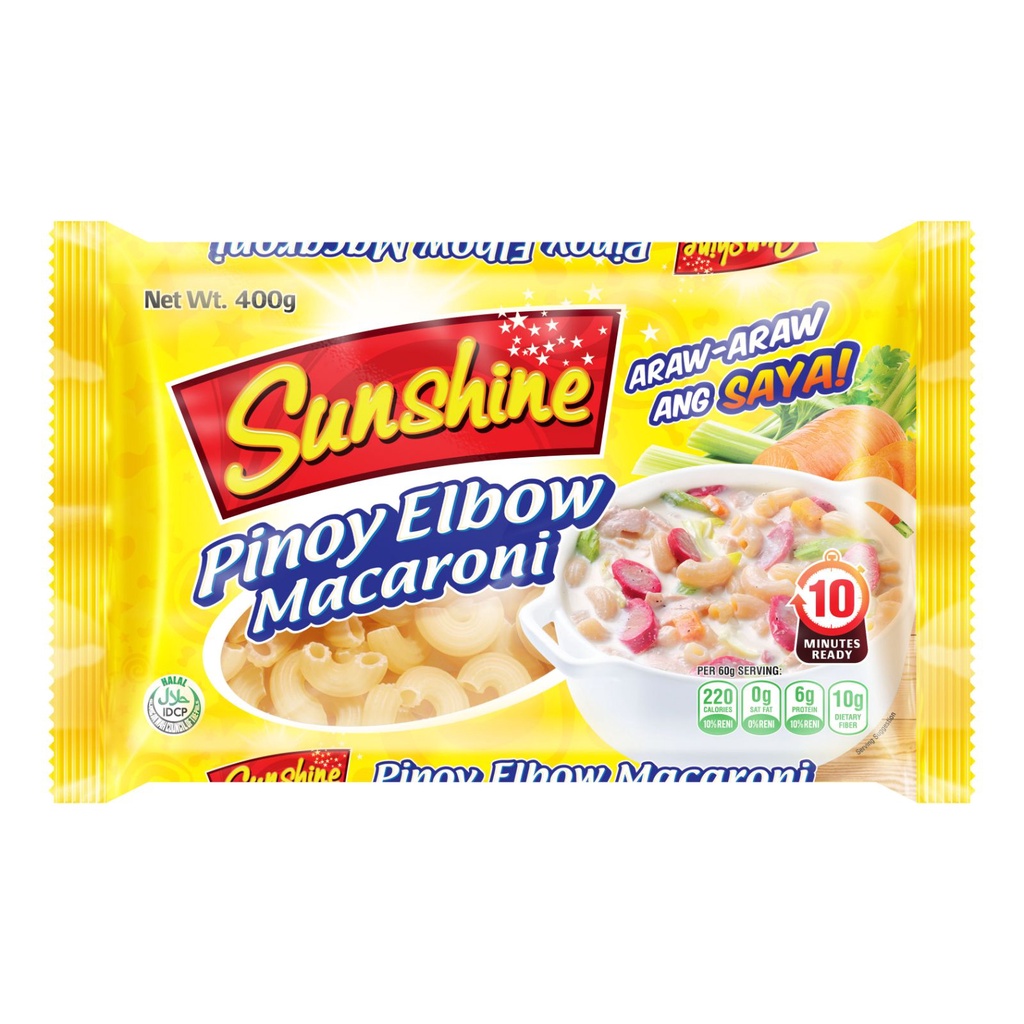 Sunshine Macaroni Elbow 1Kg | Shopee Philippines