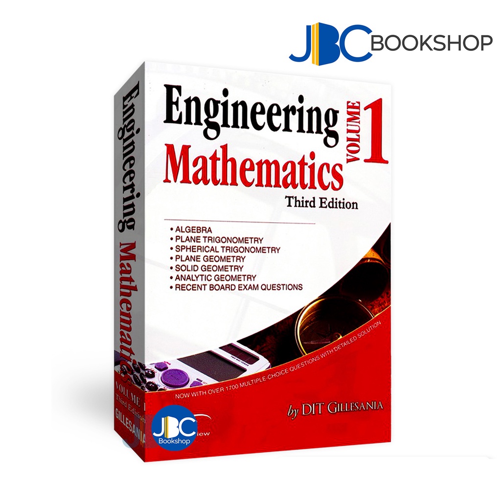 Engineering Mathematics Volume 1 3rd Edition by DIT Gillesania | Shopee ...