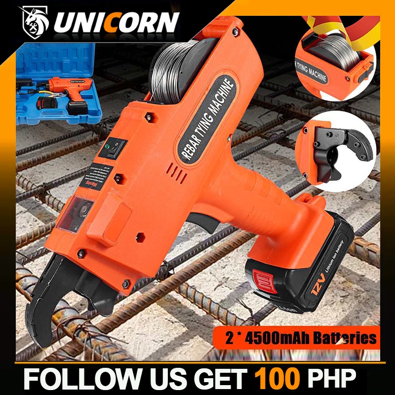 unicorn 8-34MM automatic binding machine Handheld building binding ...