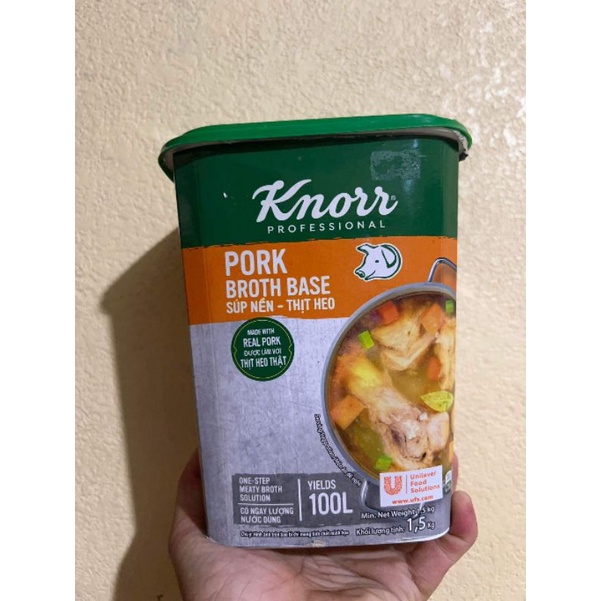 1.5Kg Knorr Pork Broth Base made with Real Pork | Shopee Philippines