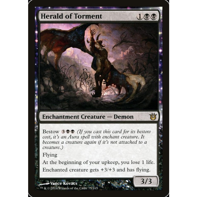 Magic the Gathering | Herald of Torment | Shopee Philippines