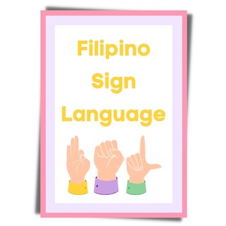 Filipino Sign language Alphabet Flashcards (FSL), Sign Numbers ...