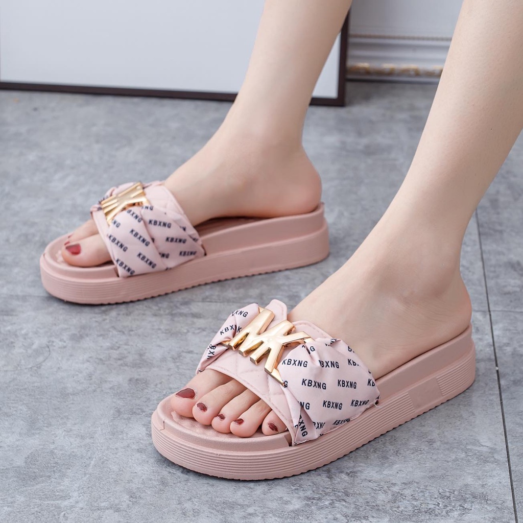 MK MICHAEL kORS Style Ladies Platform Flip Flops Slippers size 36-40 ...