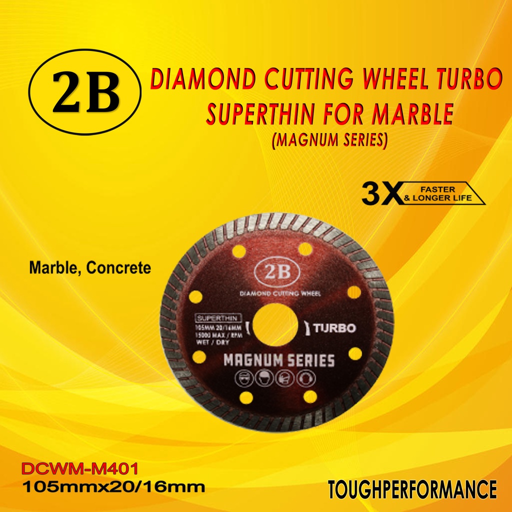 2B DIAMOND CUTTING WHEEL 4" SUPERTHIN TURBO SUPERTHIN (MG-1000 PRO ...