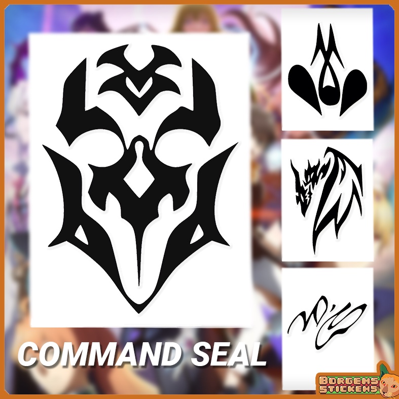 [DECAL] FGO Kairi, Jean, Dead Count, Tsubaki Command Seal VINYL STICKER ...