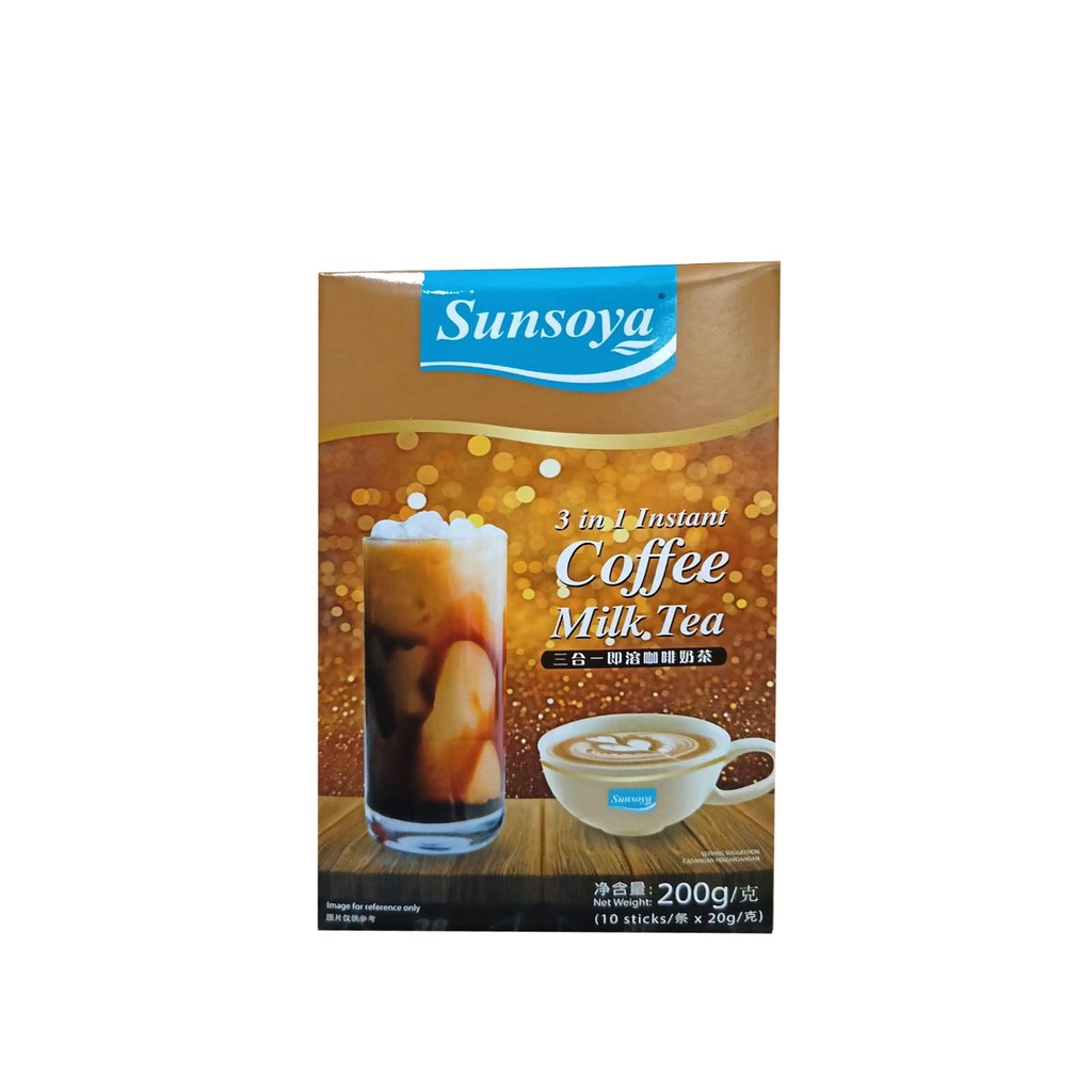 Sunsoya 3 in 1 Instant Coffee Milk Tea 200g 10 x 20g from Malaysia ...