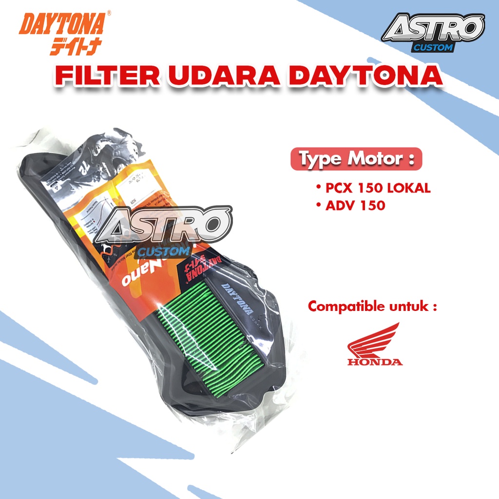 LOKAL Air Filter Daytona PCX 150 LOCAL ADV 150 Vario Nmax Beat Scoopy ...
