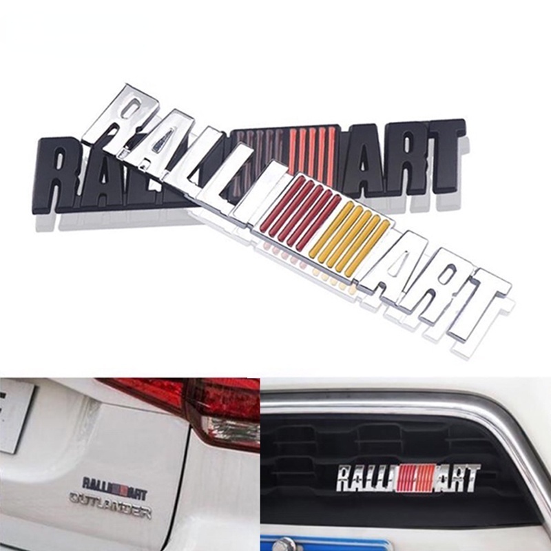 RALLIART Metal Emblem Sticker For Mitsubishi Xpander Mirage G4 L300 ...