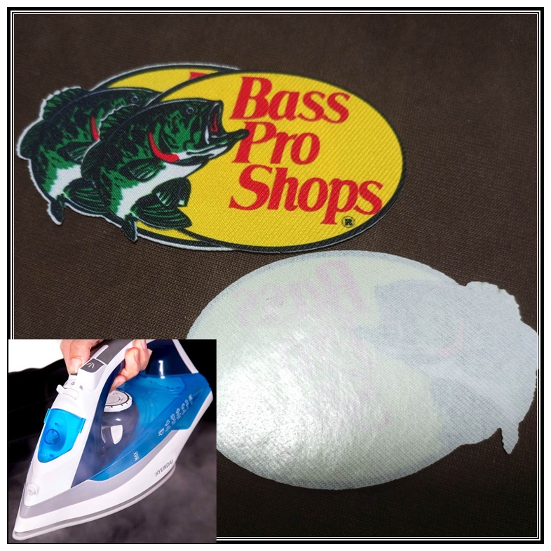 Bass Pro BassPRO DIY Iron On Subli Sublimation Patch Label Patches 3 ...