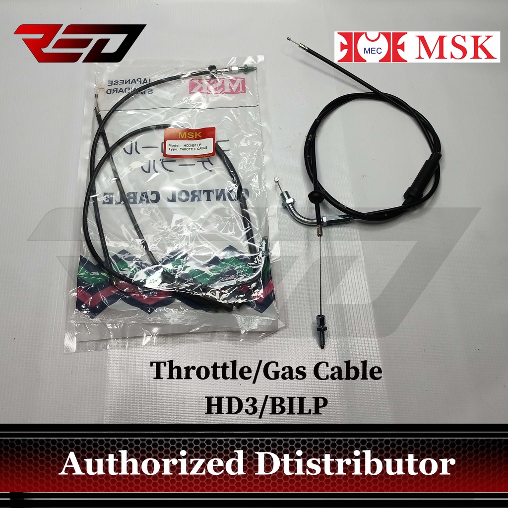Gas Throttle Cable MSK HD3 / Shogun / X4 - GP125 / Mio / XRM | Shopee ...
