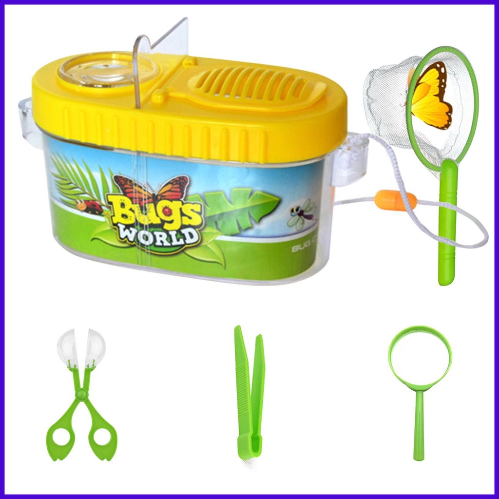 Educational Kids Insect Catching Box Insect Feeding Observation Box Kit ...