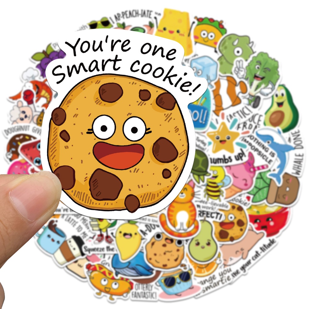 50PCS Reward Stickers Fun Incentive Kids Toy Sticker Cute Pattern ...