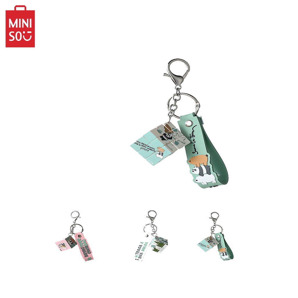Miniso We bare bears 5.0 Magic Cube Keychain | Shopee Philippines
