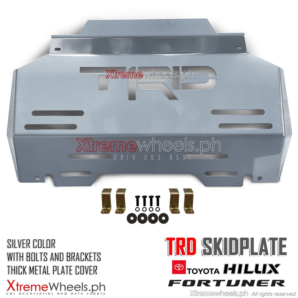 Hilux J E G V Conquest GRS 2016-2025 Silver TRD Hard Steel Engine Under ...