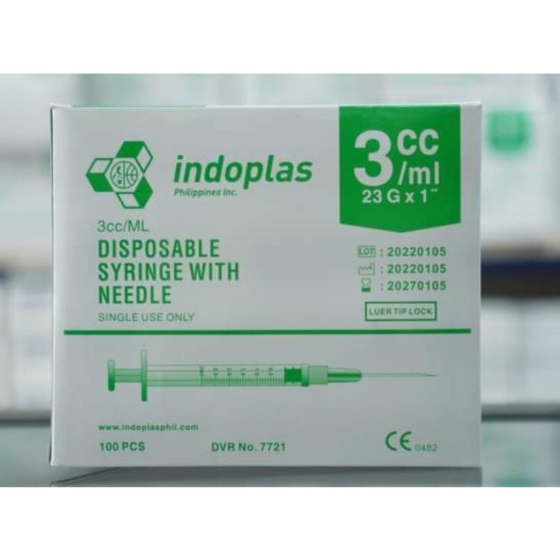 Indoplas disposable syringe 3ml | Shopee Philippines