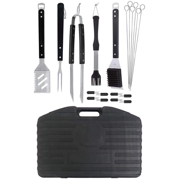 20 Piece BBQ Grill Set | The Ultimate Barbeque Grill Tool Set with ...