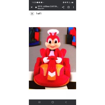 2018 Jollibee Jolly Racer Kiddie Meal sealed toys hard to find red car ...