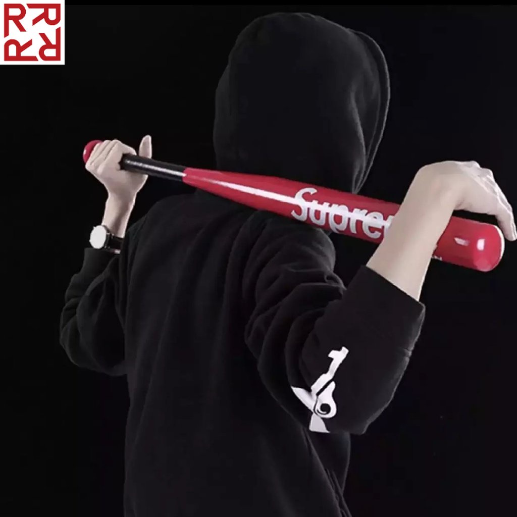 Super Hard Supreme Bat Supreme Red with Free Bag Thick Alloy Steel 30 ...