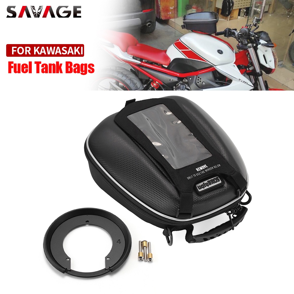 Fuel Tank Bags For KAWASAKI ER6N/F ZX-14R ZZ-R 1400 NINJA650/1000 ZX-6R ...