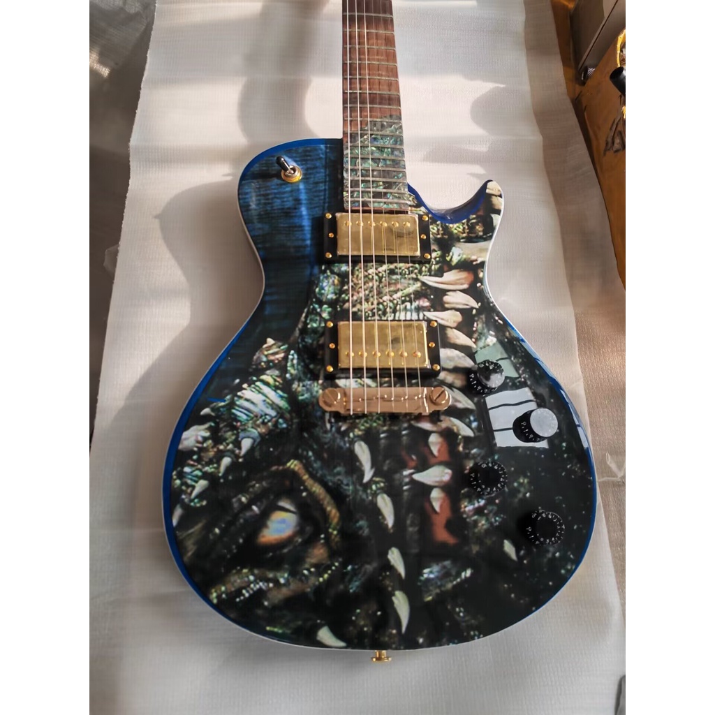 Rare PRS Paul Reed Smith Dragon 2000 Trans Blue Flame Maple Top ...