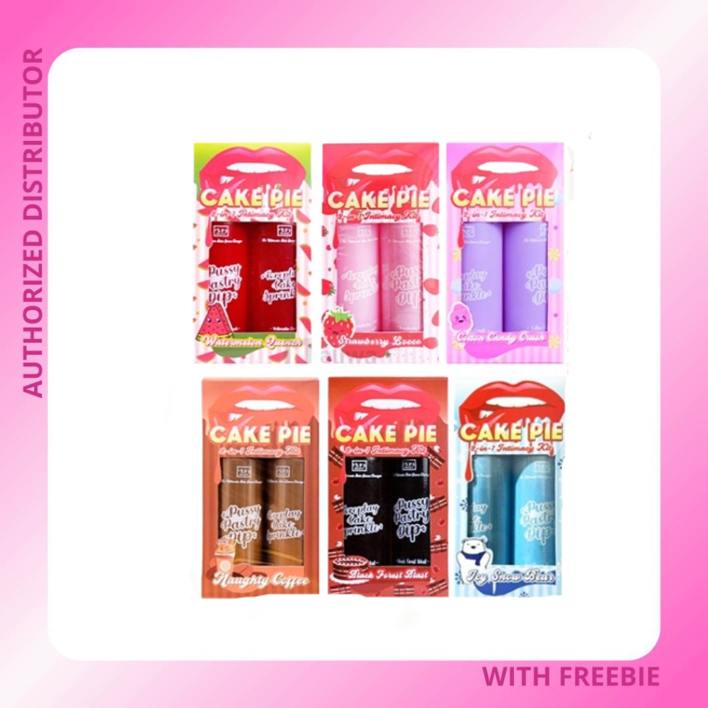 PSPH Cake Pie 2in1 Intimacy kit Femine wash + Edible spray set | Shopee ...