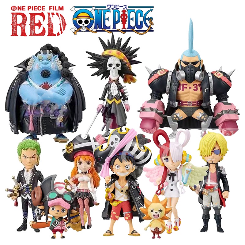 NEW Anime One Piece Red WCF Figures PVC Action Model Dolls Figure Toys ...