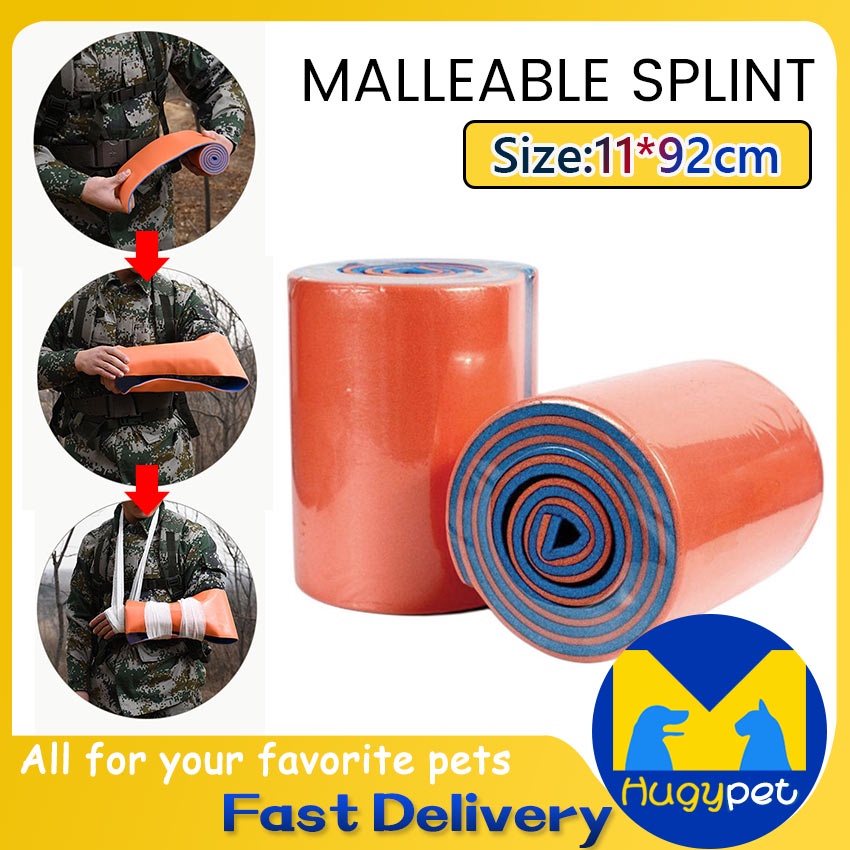 Survival First Aid Aluminum Fixed Leg Arm Splint Pet Wrist Fracture ...