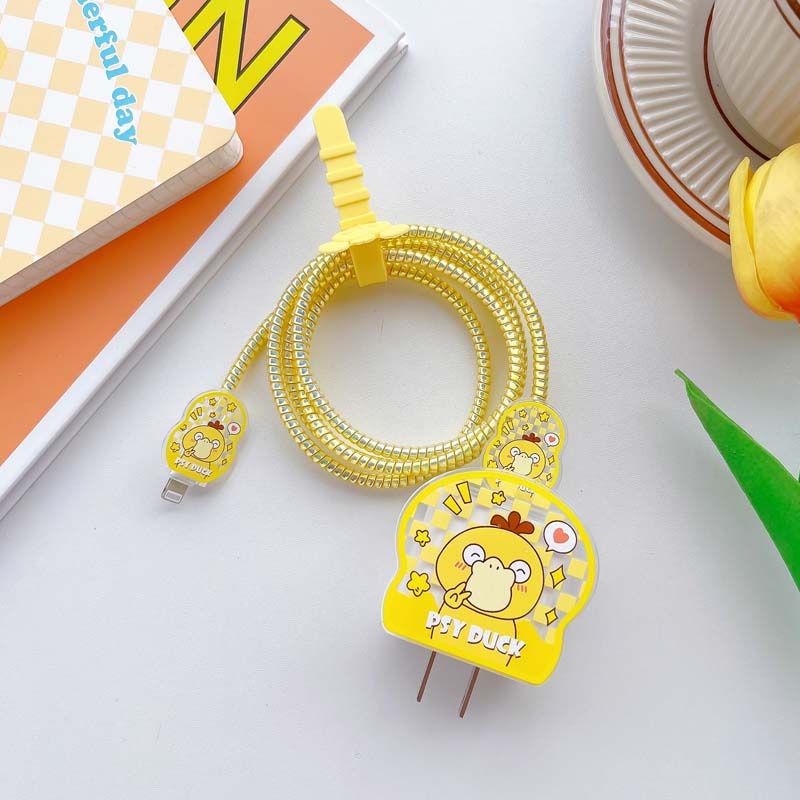 Character Charger Cable Protector Pooh Pompompurin Spongebob Pikachu ...