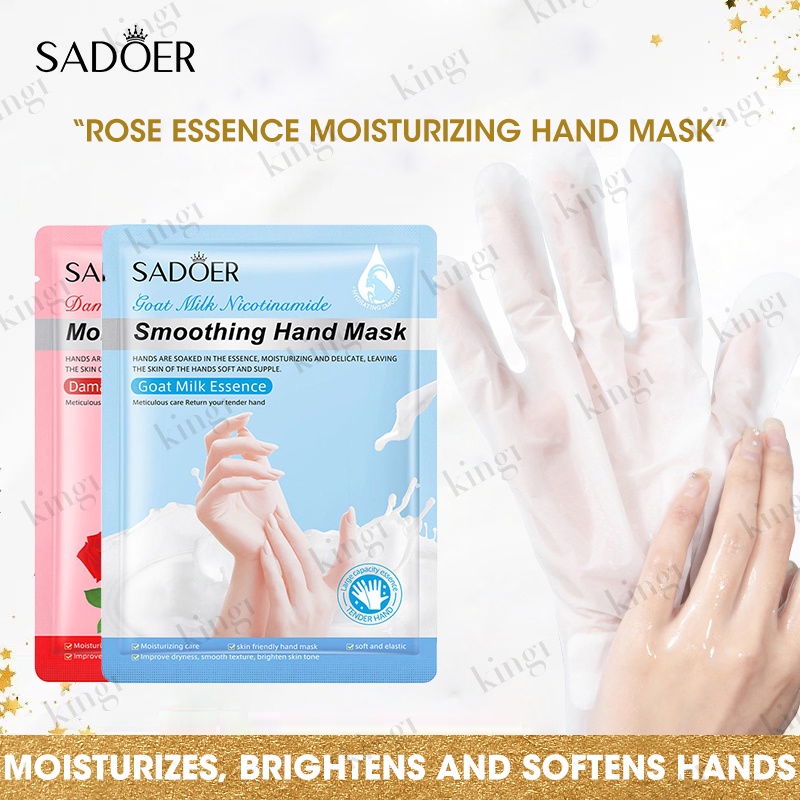 SADOER Niacinamide Whitening Hand Mask Moisturizing Skin Care ...