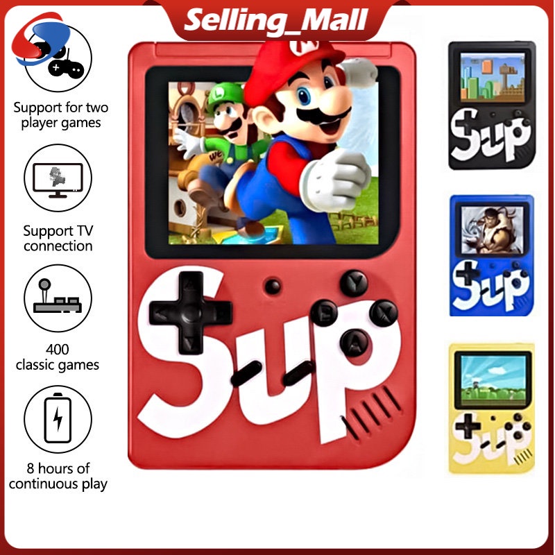 Portable 3 Inch Retro Mini Pocket Game Machine 400 In 1 Gameboy Gamebox ...