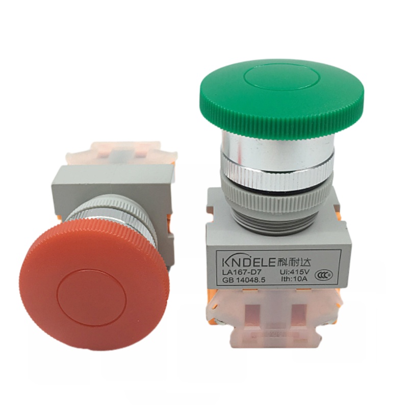 Konaida Mushroom Head Push Button Switch LA167-D7-11M Big Y090 LAY37 ...